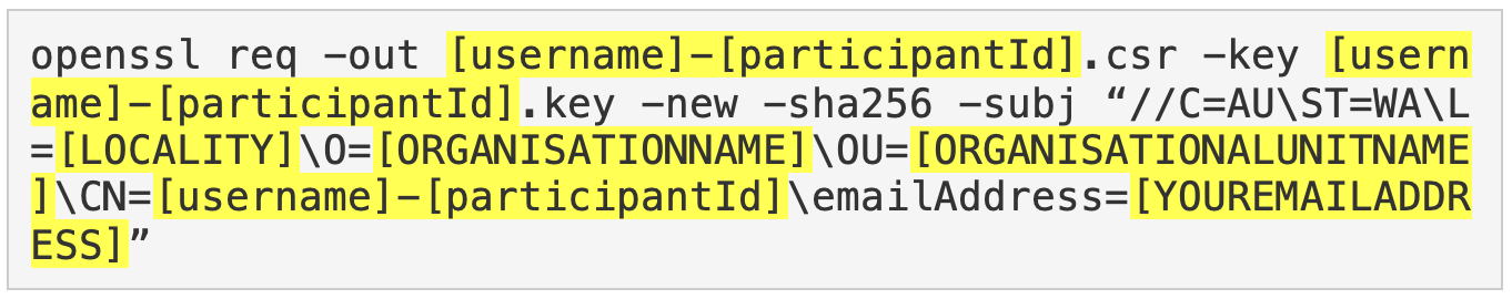 WEM Certificate - AEMO APIs